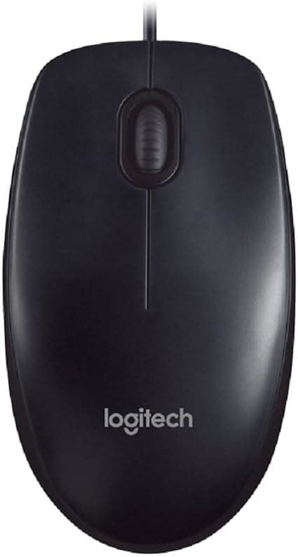 Logitech Wired Mouse M Black Usb Mice Amazon Com Au
