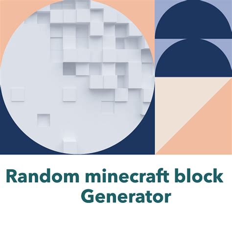 Random Minecraft Block Generator To Generate Minecraft Block For Fun