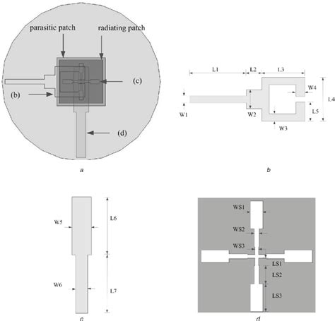 Detailed Structure Of The Asymmetrical Feed Networks A Top View Of The Download Scientific