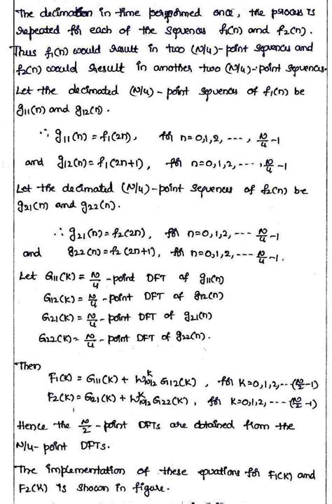 Discrete Fourier Transform Hand Written Notes