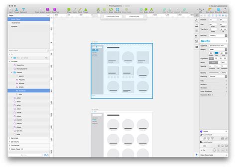 basic navigation with sketch and invision s craft prototype plugin by