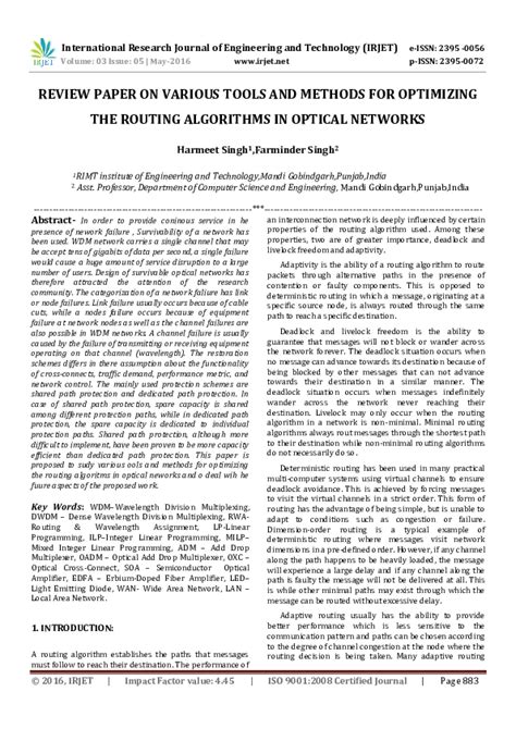 Pdf Review Paper On Various Tools And Methods For Optimizing The