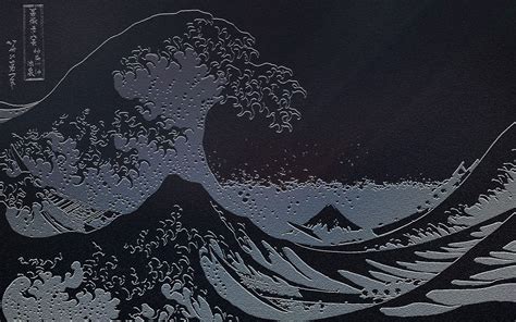 Japanese Waves Wallpapers Wallpaper Cave