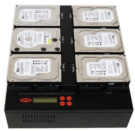 Systor 1 To 5 Flatbed Sata Hdd Ssd Duplicator And Eraser Spy Goodies
