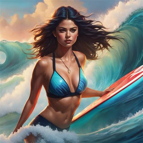 Selena Gomez Ai Generated Artwork Nightcafe Creator