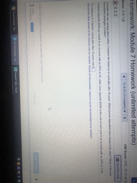 Solved Homework Module 7 Homework Unlimited Attempts