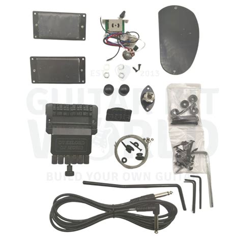 Basswood Headless Guitar Kit With Maple Neck Guitar Kit World