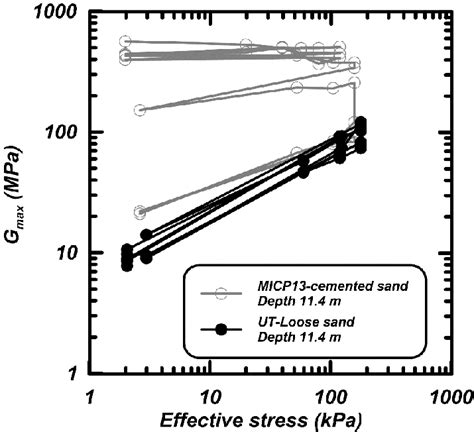 Changes In Maximum Shear Modulus Download Scientific Diagram
