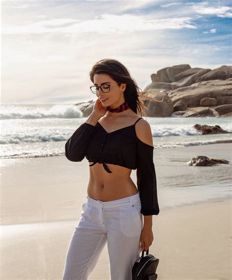 Vertical Irina Dreyt Women On Beach Outdoors Pants Smiling