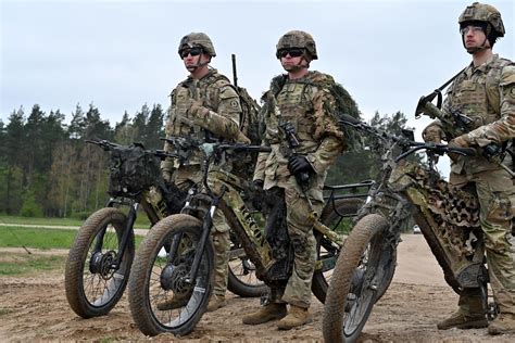 U S Army 2nd Cav Features Recon E Bikes In Poland During Saber Strike 24 Exercise Police