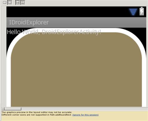 Android Use Of Rounded Corner Xml Show Me Error During Development Stack Overflow