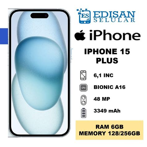 Jual Ip 15 Plus 128gb Garansi Resmi Indonesia Shopee Indonesia