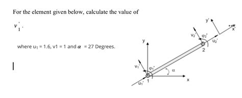 Solved For The Element Given Below Calculate The Value Of Chegg Com