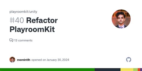 Refactor PlayroomKit Issue 40 Asadm Playroom Unity GitHub