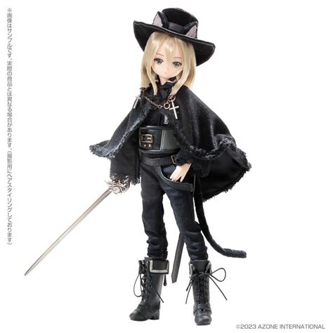 Alvastaria Milo Knight In Boots White Cat Black Cat Azone International