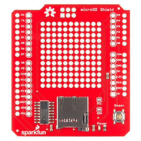 SparkFun MicroSD Shield DEV Micro JPM