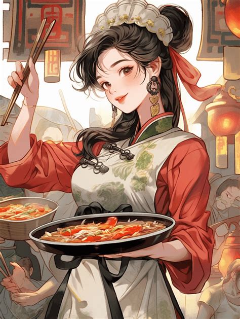 古风种田文厨娘 Ai绘画 叙叙叙叙白