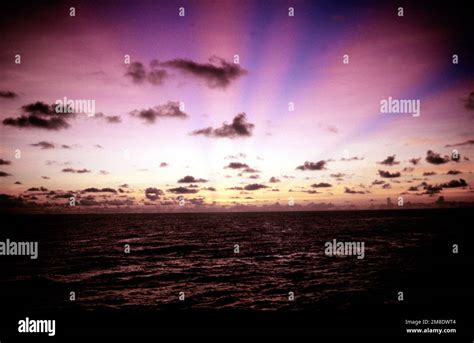 A Predawn View Of The Eastern Sky As Seen From The Nuclear Powered