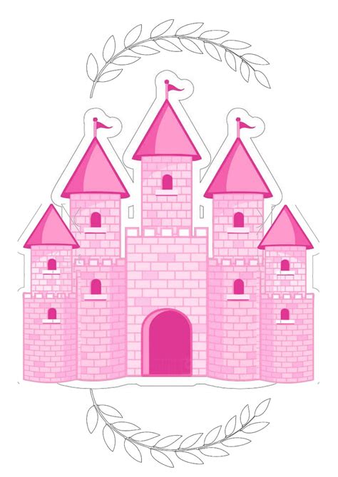 Castle Printable Cake Topper Artofit