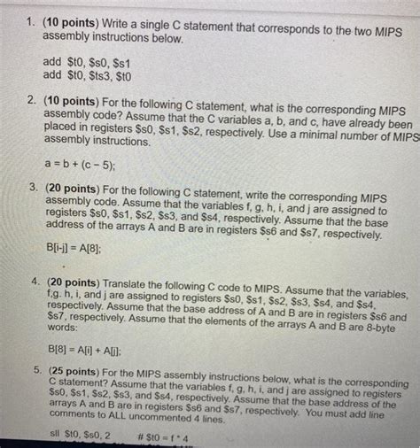 solved 1 10 points write a single c statement that