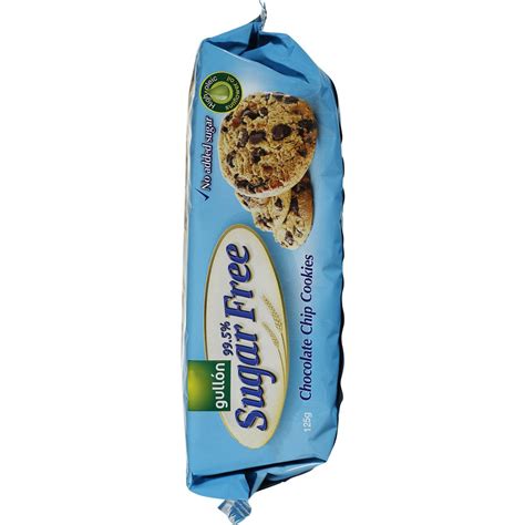 Gullon Cookies Sugar Free Choc Chip 125g Woolworths