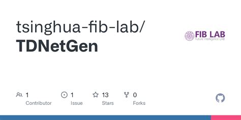 Tdnetgen License Txt At Main · Tsinghua Fib Lab Tdnetgen · Github