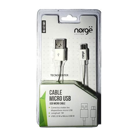 Cable Carga Micro Usb Norge 1 Metro Por Mayor