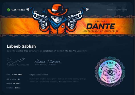 Htb Prolabs Dante Poo Pt Labeeb Sabbah 18 Comments