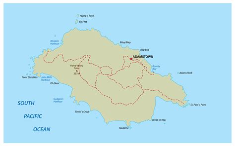 Pitcairn Maps And Facts World Atlas