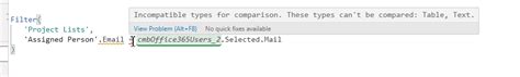Solved Delegation Warning From The In And Filter Function Power