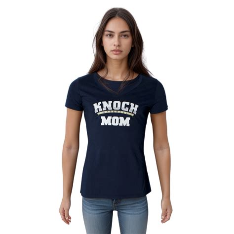 Navy Knoch Mom V Neck Omega Sportswear