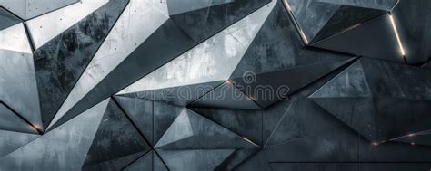 A Futuristic Metal Texture With Overlapping Layers Of Angular Panels Each With A Different