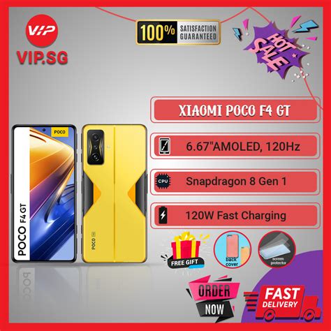 Pocco F4 Gt Ram 8gb Rom 128gb Brand New Set With Warranty Shopee Singapore