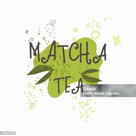 녹차 카드 얼룩 초대장 다양한 말차 제품 일본의 차 문화 손으로 그린 벡터 그림입니다 글자 0명에 대한 스톡 벡터 아트 및 기타 이미지 Istock