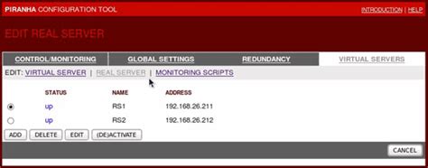 Implementing Virtual Servers And Load Balancing Cluster System With