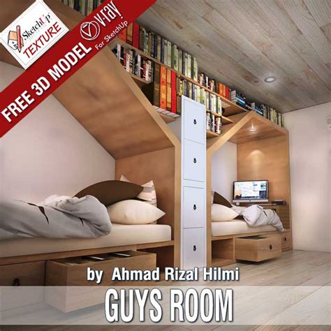 Sketchup Texture Sketchup Model Bedroom