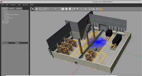 wandering application in a ariac gazebo simulation — edge insights for