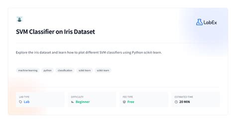 아이리스 데이터셋 Svm 분류기 마스터하기 Labex