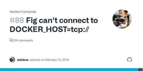 Fig Cant Connect To Dockerhosttcp · Issue 88 · Dockercompose