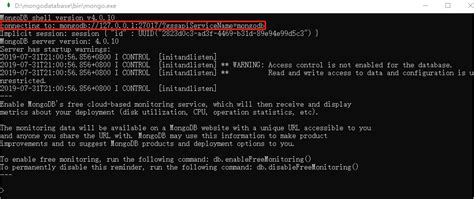 MongoDB的安装mongod和mongo的区别 南歌子 博客园