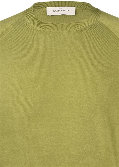 Maglificio Gran Sasso T Shirt In Maglia Raglan Cotone Organico 10791
