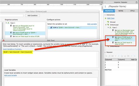 How To Sum All Column Axure Rp 8 Axure Forums
