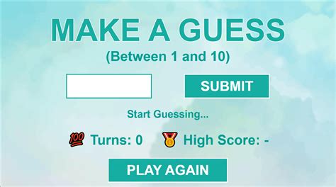 github lakpro guessnumber guess the correct number in minimum possible turns