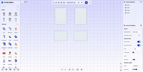 Icraft Editor 分享创造 如何绘制可以嵌套子场景的 3d 系统架构图？ V2ex