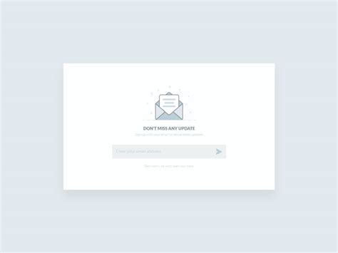 Newsletter Ui Design Free Psd Templates