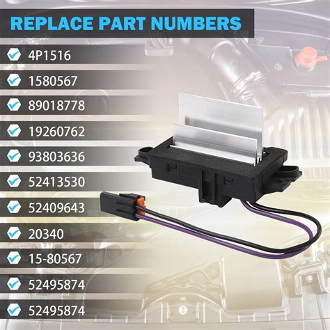 Ac Blower Motor Resistor Blower Control Module Fit For