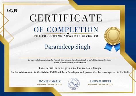 paramdeep singh on linkedin internship fullstackdeveloper
