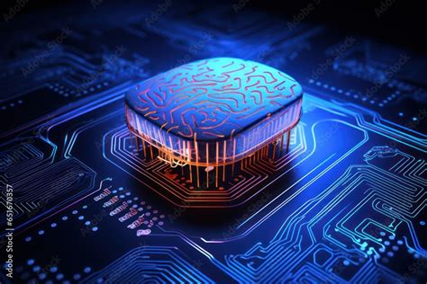 Neuromorphic Computing Research Lab Setup Chip With Synapse Like