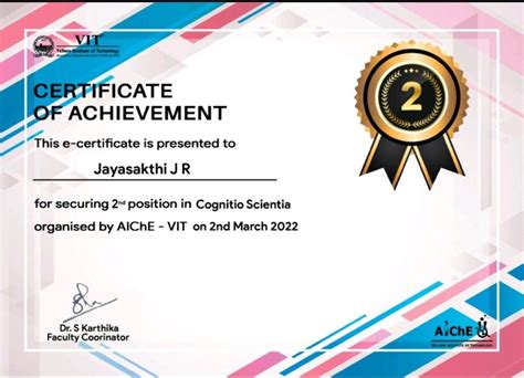 Jayasakthi J R On Linkedin Project Team Teamcollaboration Vit