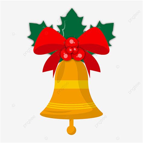 빨간 리본 크리스마스 Png 귀여운 노란 종 빨간 리본 팩 귀여운 종 Png 일러스트 및 벡터 에 대한 무료 다운로드 Pngtree
